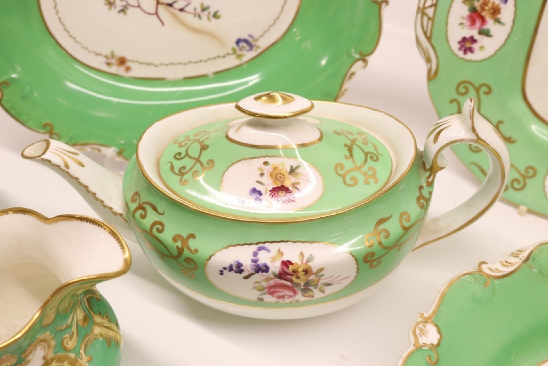 Selection of mid-Century Rococo revival tea service ware, in the style ...