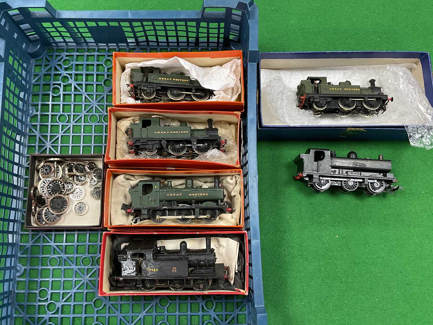 Six kit-built 00 gauge tank engines, mainly from K's and Wills Finecast ...