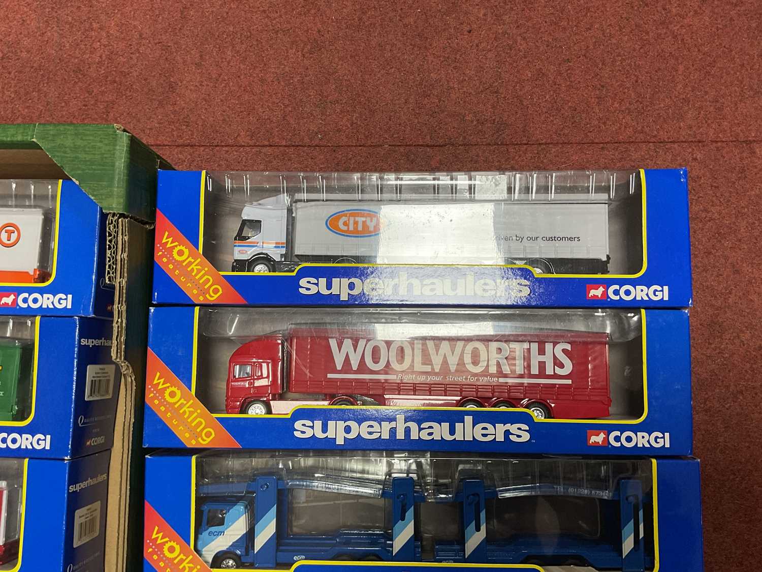 Twelve Corgi 'Super Haulers' Diecast Model Commercial Vehicles to ...