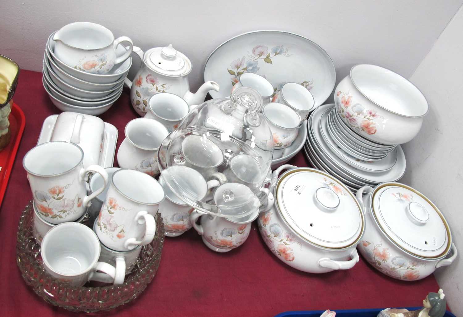 Denby 'Encore' Stoneware Pottery Tableware of approx 46 pieces, glass ...