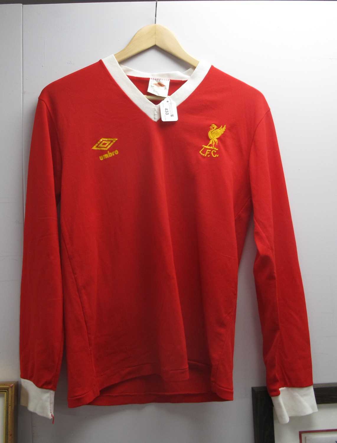 Liverpool F.C. Umbro Home Shirt circa 1979-82 with gold stitched ...