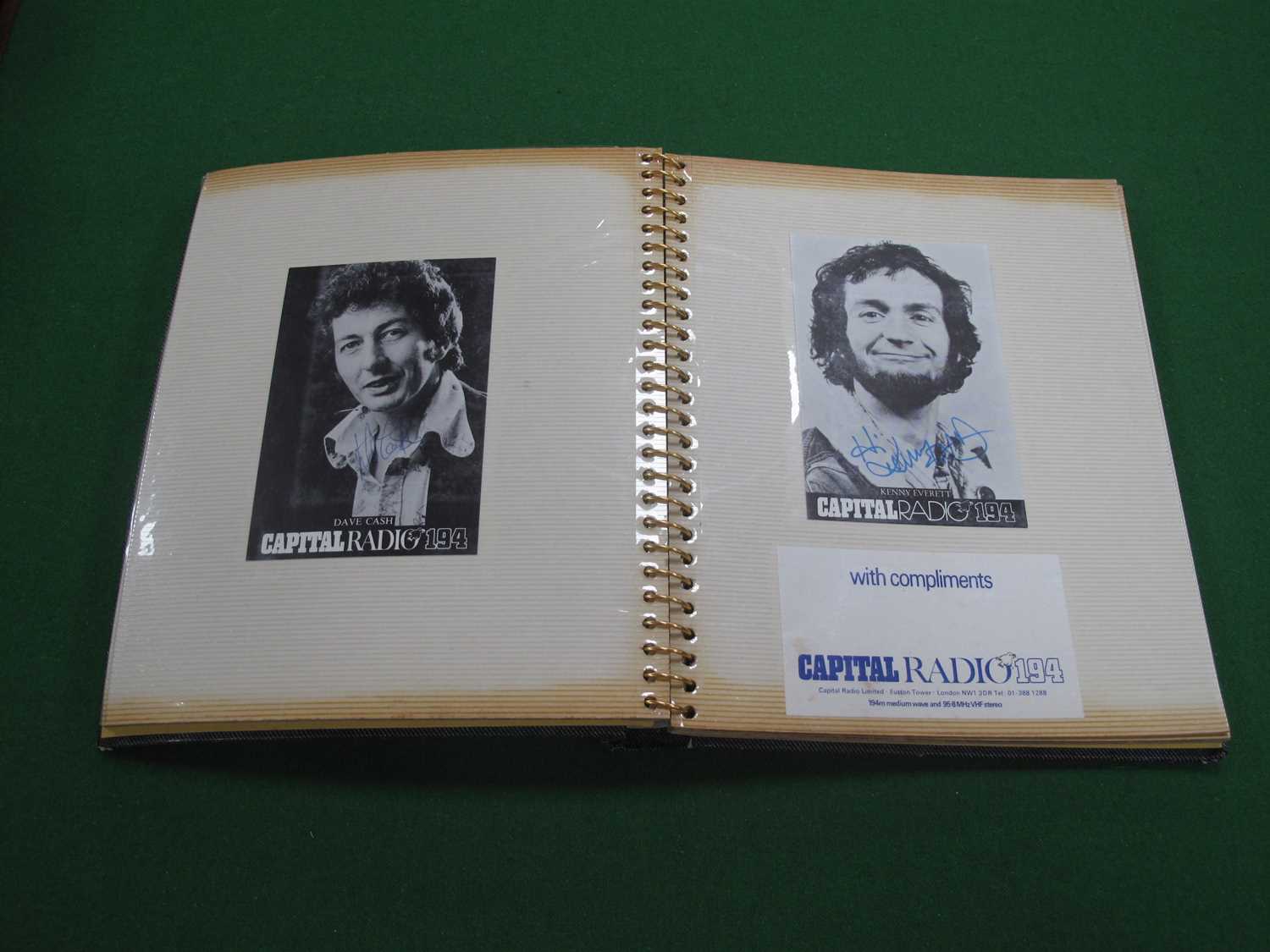 Radio/TV Personalities Autographed Publicity Cards, Images and Letters ...