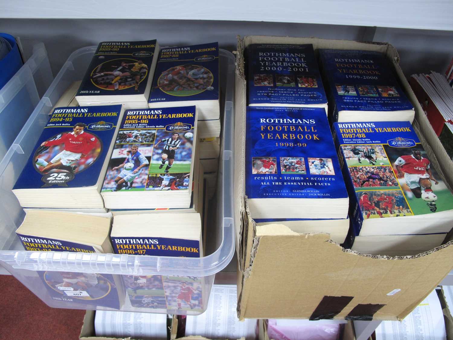 Rothmans Football Year Books 1970 to 2017, 37 editions, including the ...