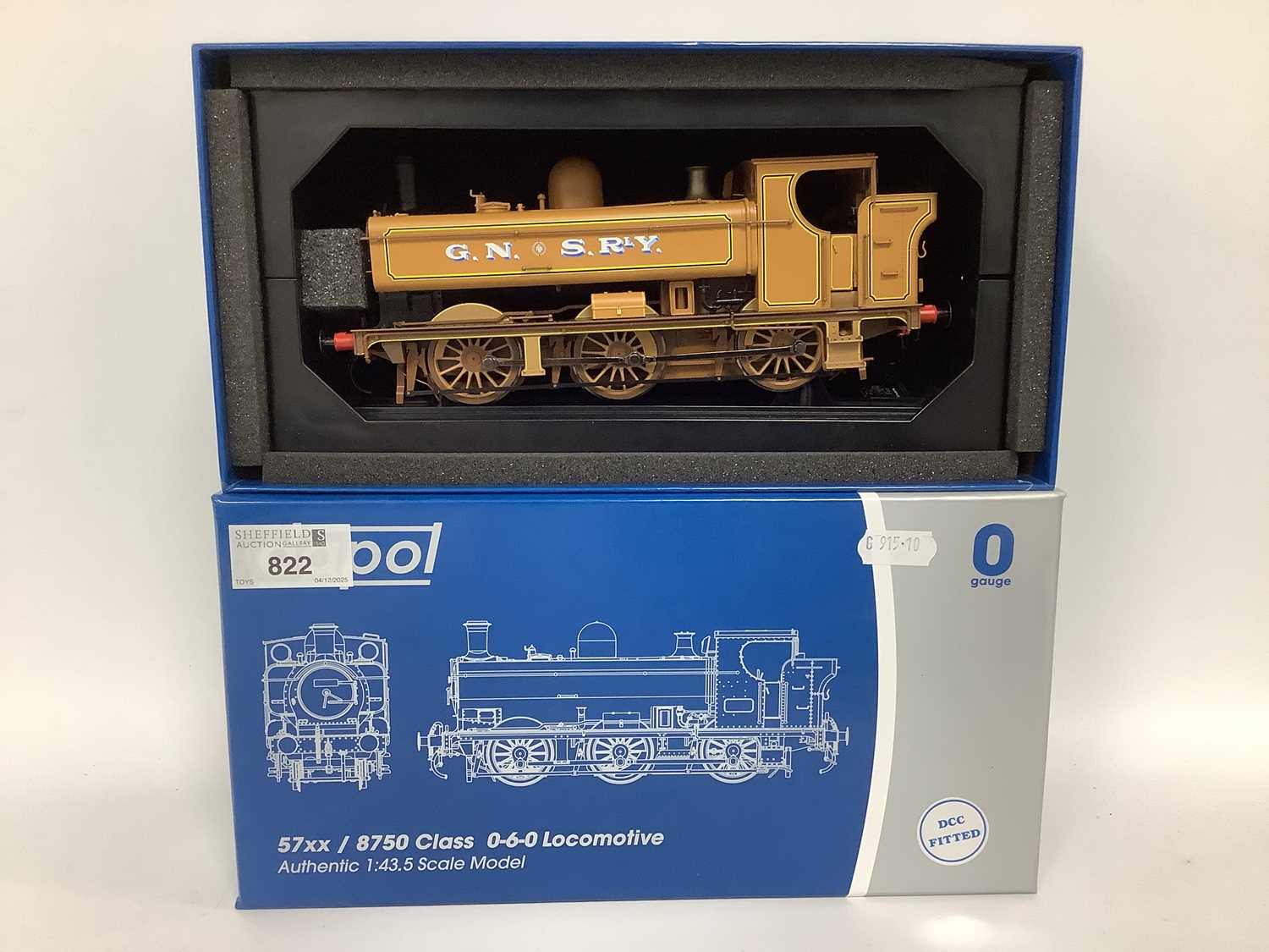 A Dapol 'O' Gauge #7S-007-009S Class 57XX 0-6-0 Pannier Tank Locomotive ...