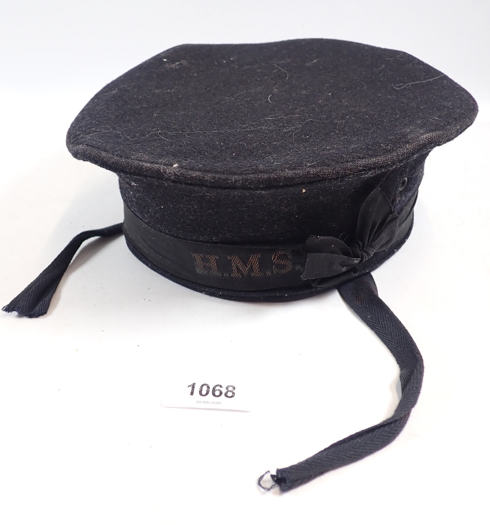 An old HMS sailors cap