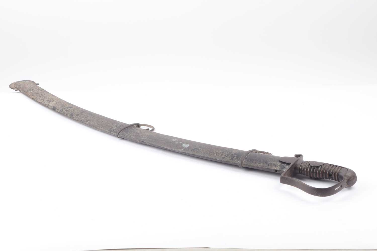 British Pattern 1796 Light Cavalry sabre by Gill, 32½ ins single edged ...