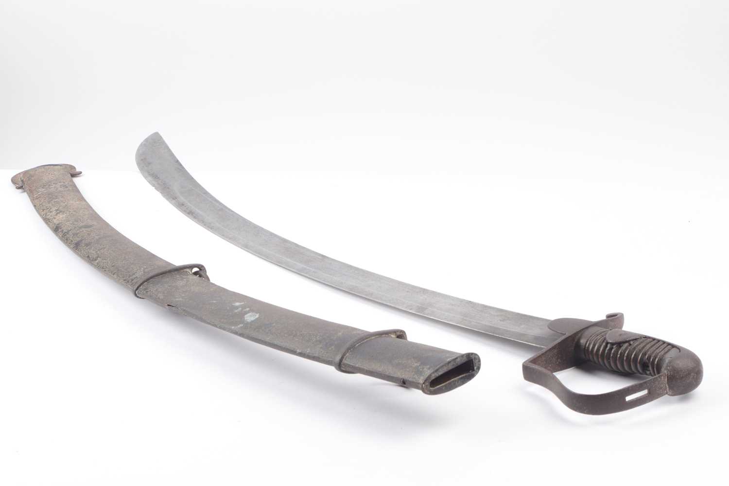 British Pattern 1796 Light Cavalry sabre by Gill, 32½ ins single edged ...