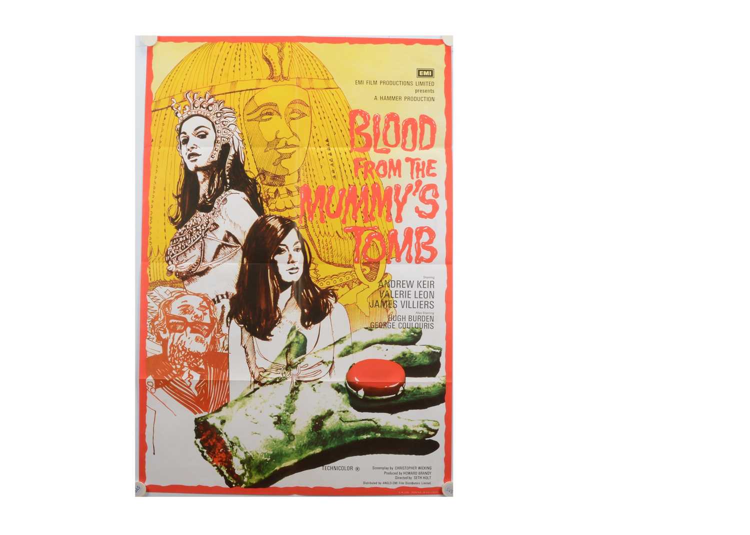 Blood From The Mummy's Tomb (1971) UK One Sheet poster, UK one Sheet ...