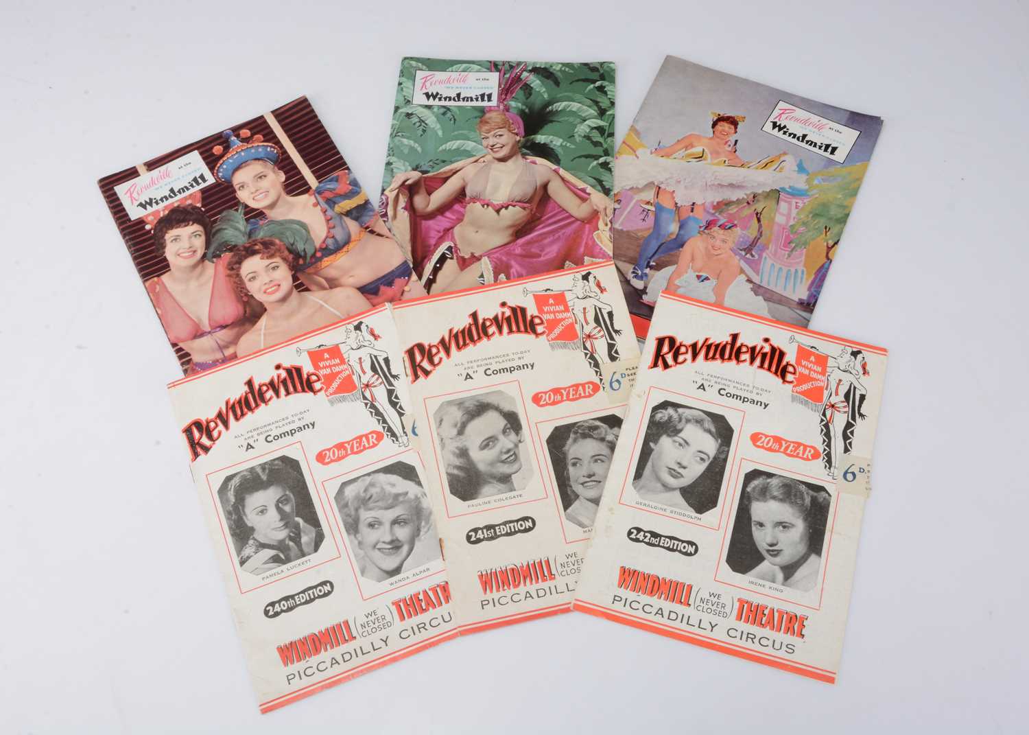 Windmill Theatre / Revudeville Programmes, approximately one hundred ...