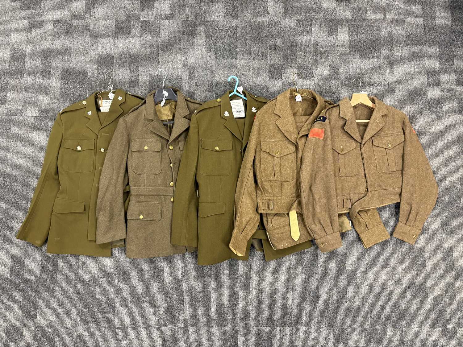 Two 1949 Battle British Battledress Jackets, one with trousers ...