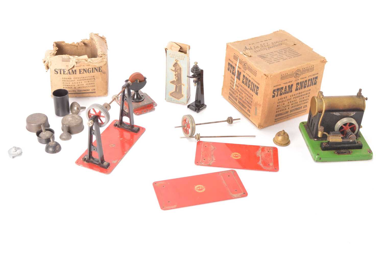 A 1540 Steam Engine and Accessories by SEL of Potter's Bar (qty), the ...