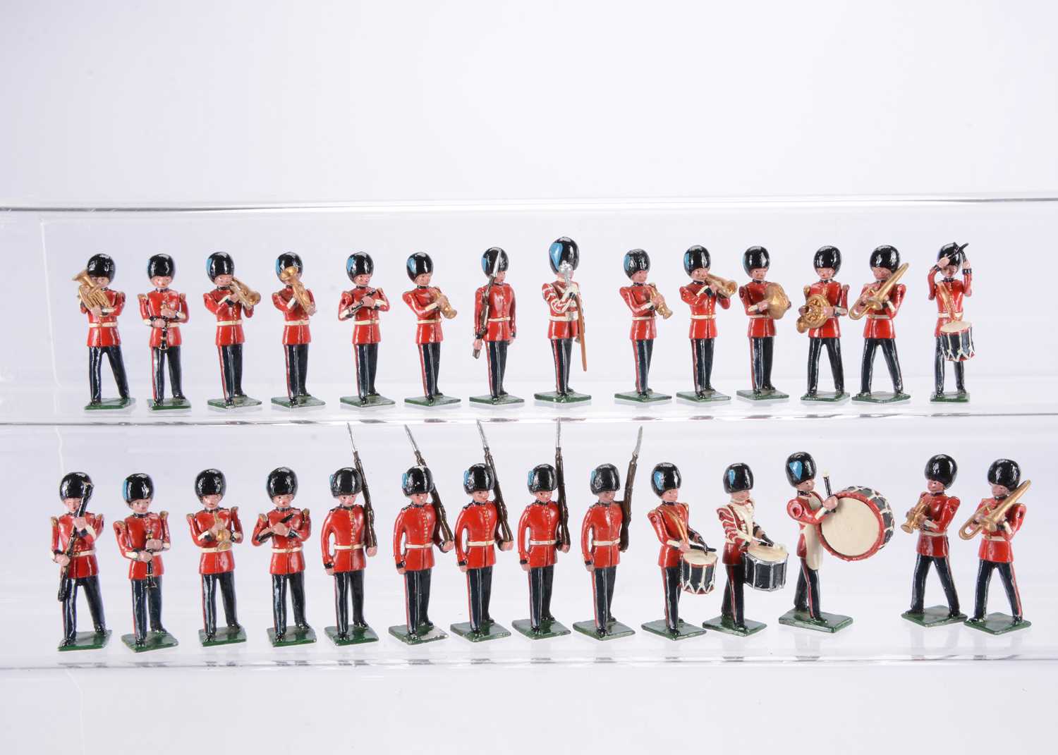 Blenheim Military Models marching Irish Guards figures comprising ...