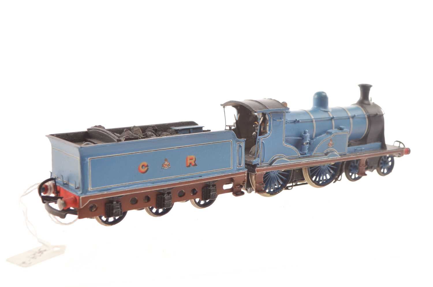 OO Gauge kitbuilt CR Caledonian Railway lined blue Class 721 4-4-0 ...