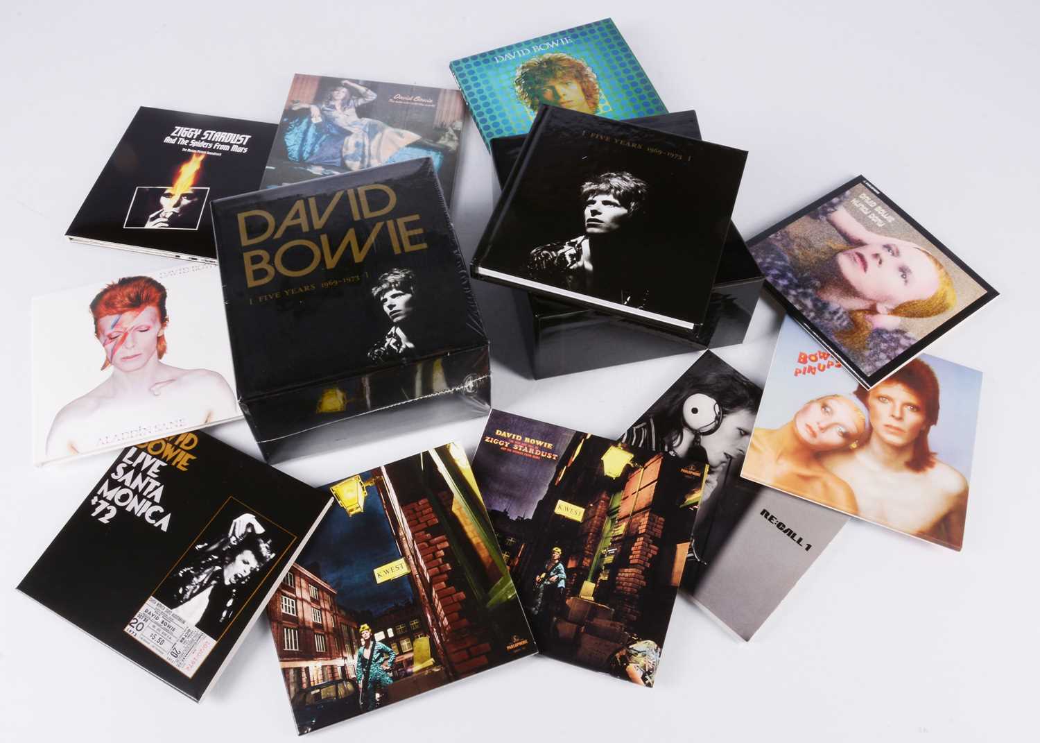 David Bowie CD Box Set, Five Years 1969-1973 - twelve CD Box Set box ...