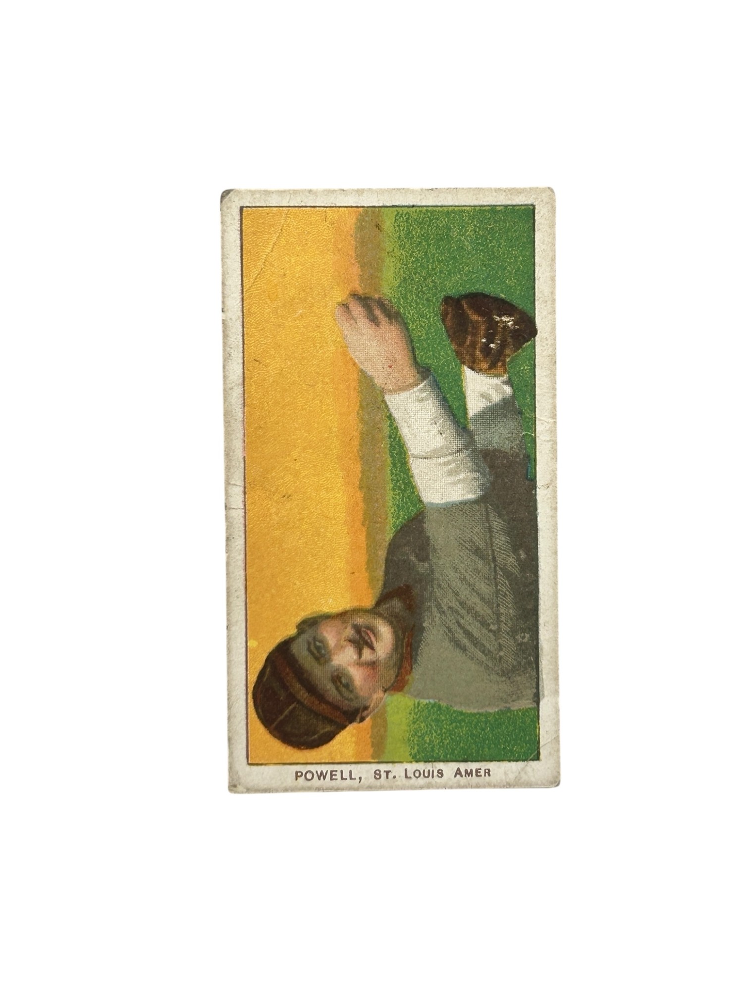 1909-11 T206 SWEET CAPORAL BASEBALL CIGARETTE CARD, JACK POWELL, ST ...