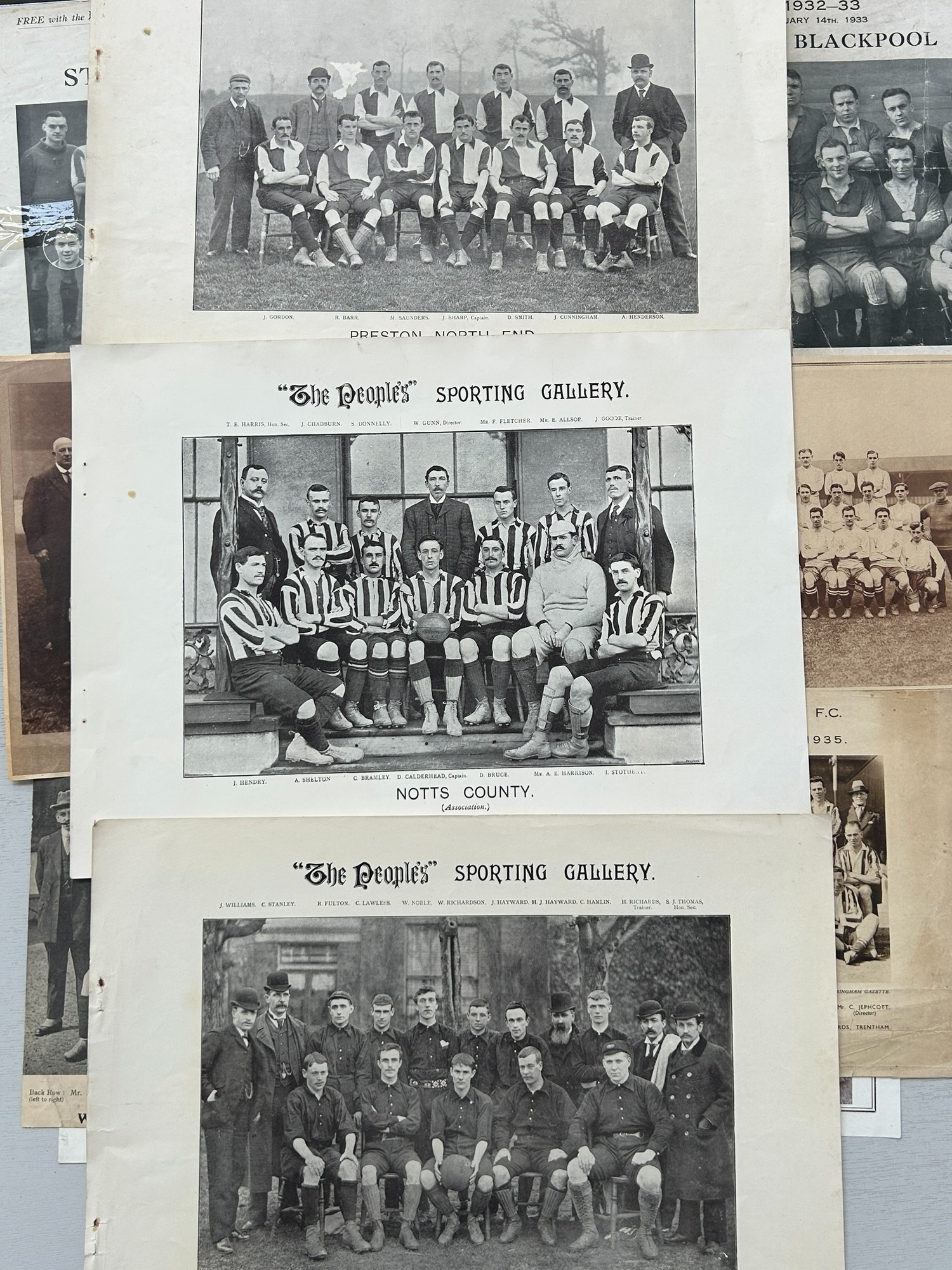 COLLECTION OF EARLY 1900S FOOTBALL MAGAZINE SUPPLEMENTS, 1908 BOYS ...