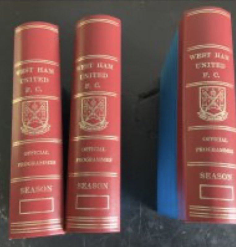 West Ham 1960s Home Football Programmes: In 3 official binders from 65/ ...