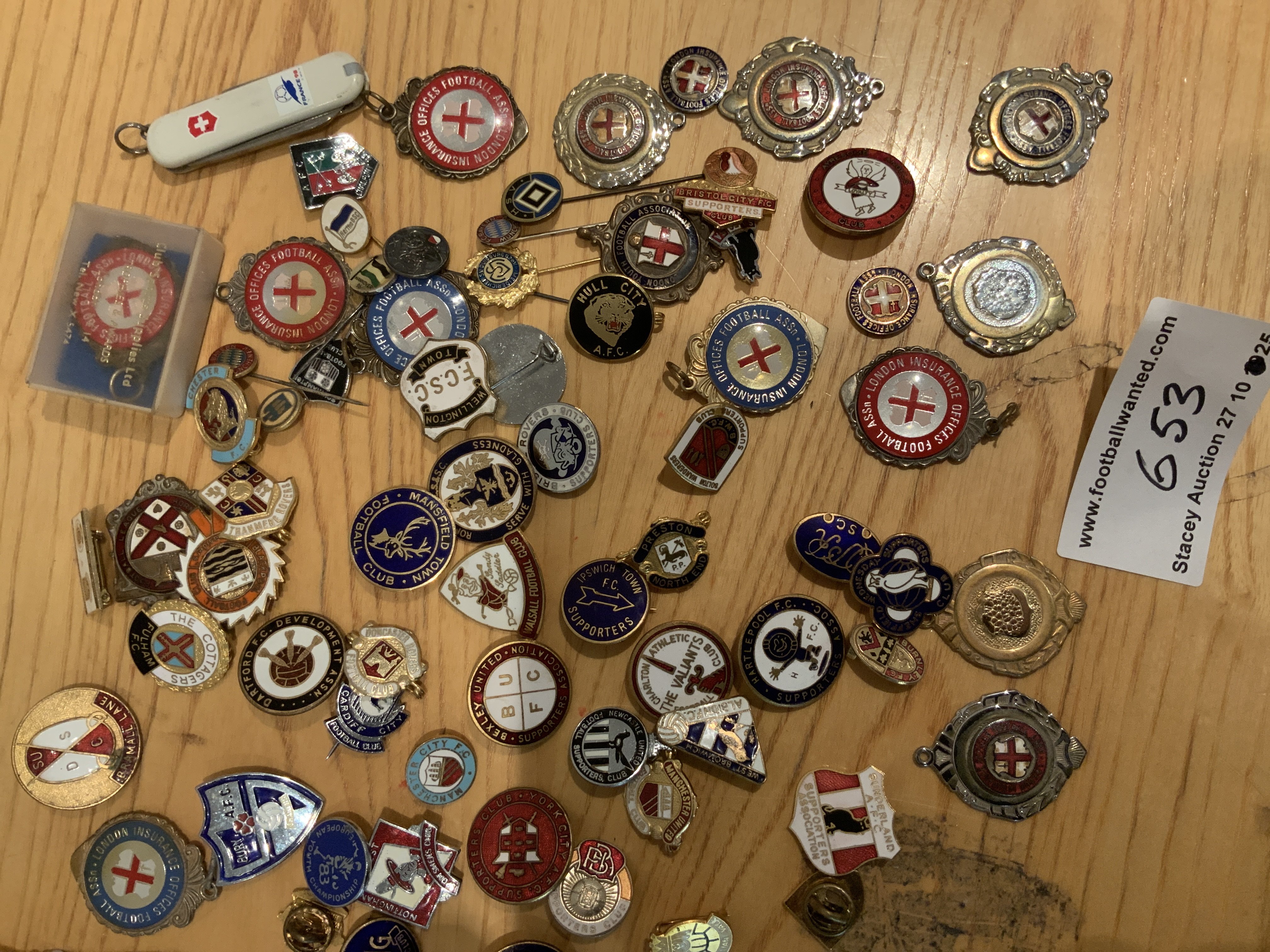 Football Badge Collection: 50s/60s Supporters Club badges for ...