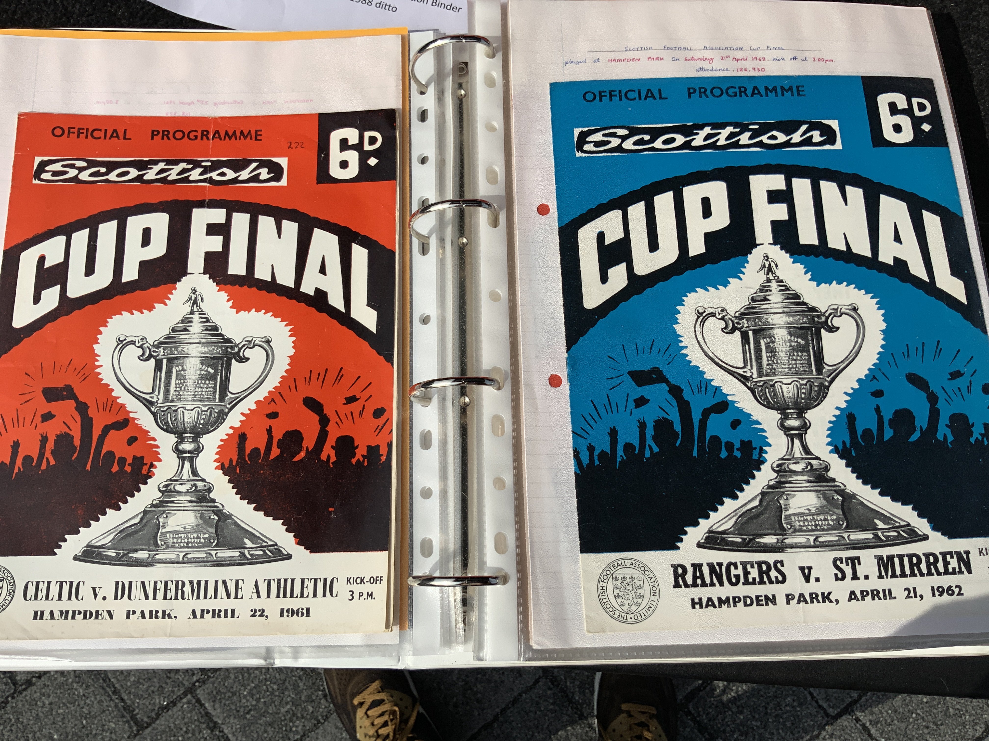 Scottish Cup Final Programme Collection: Complete run from 1959 to 1986 ...