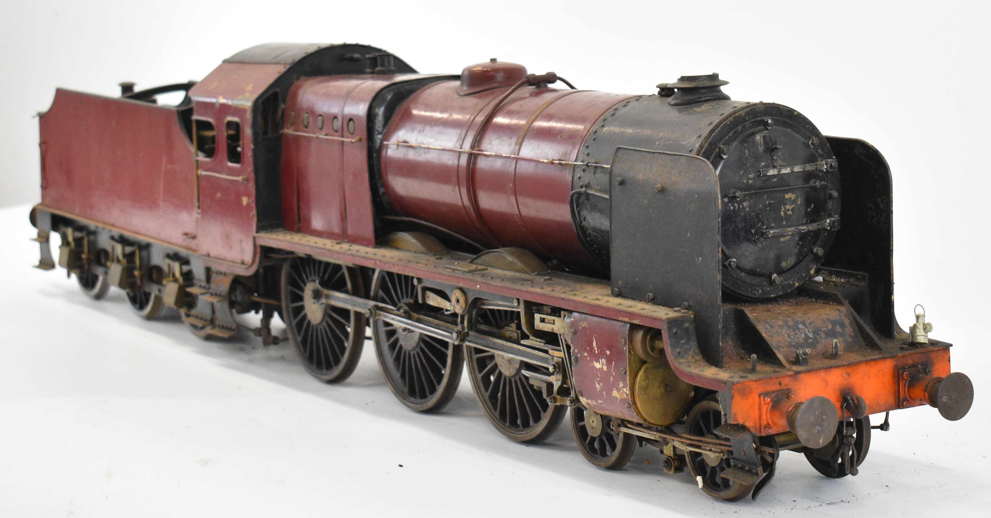 Henry Greenly 3½ inch gauge LMS Royal Scot live steam locomotive, with ...