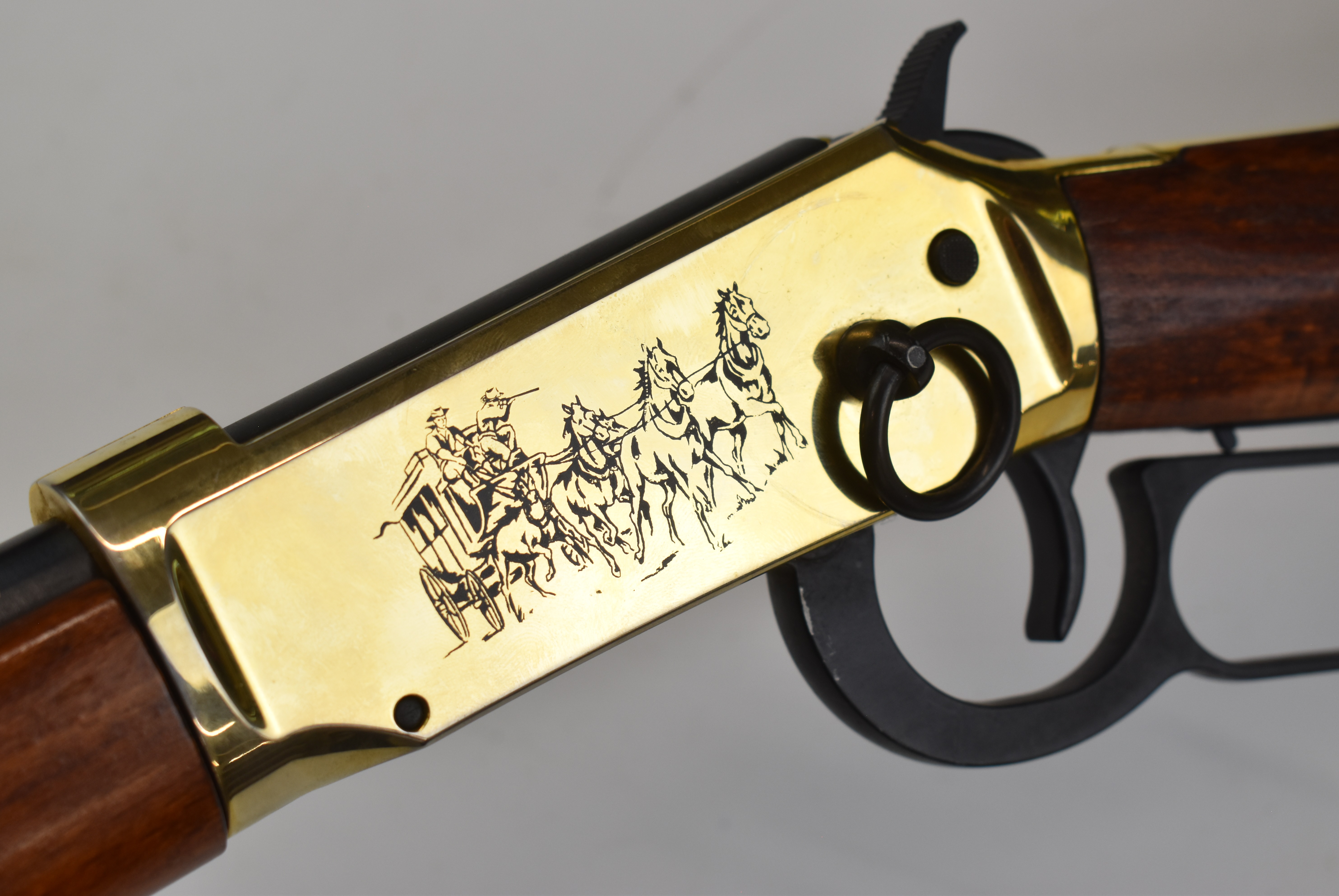 Walther .177 CO2 Winchester style lever action air rifle with coaching ...