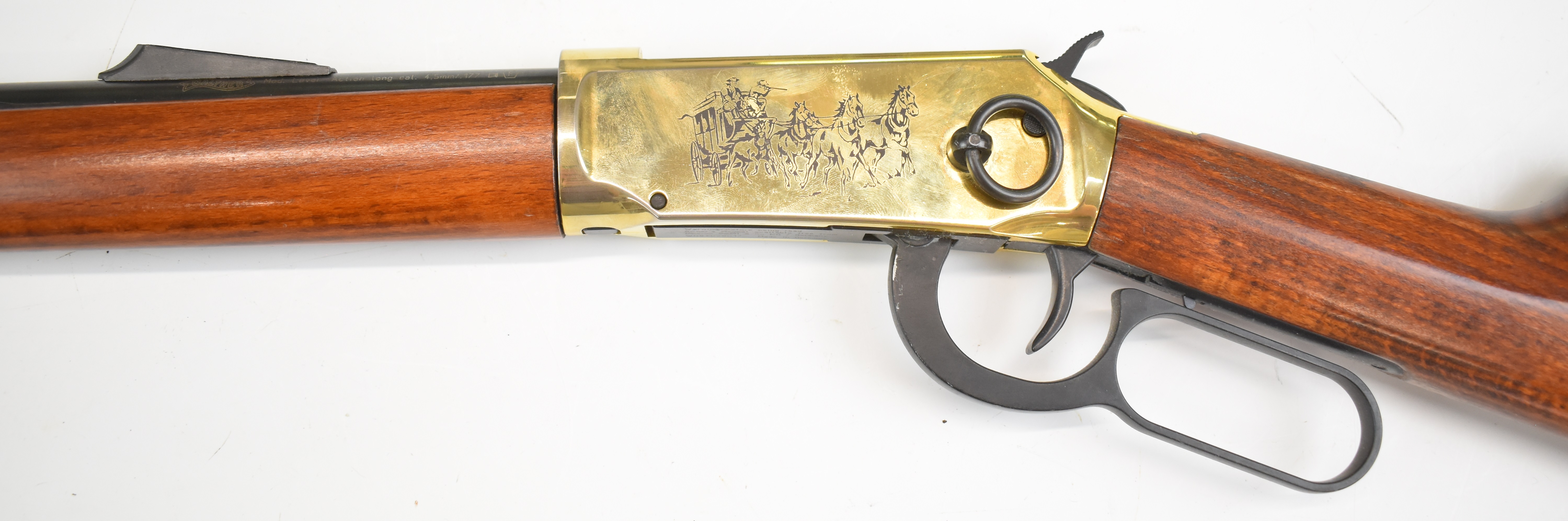 Walther .177 CO2 Winchester style lever action air rifle with coaching ...