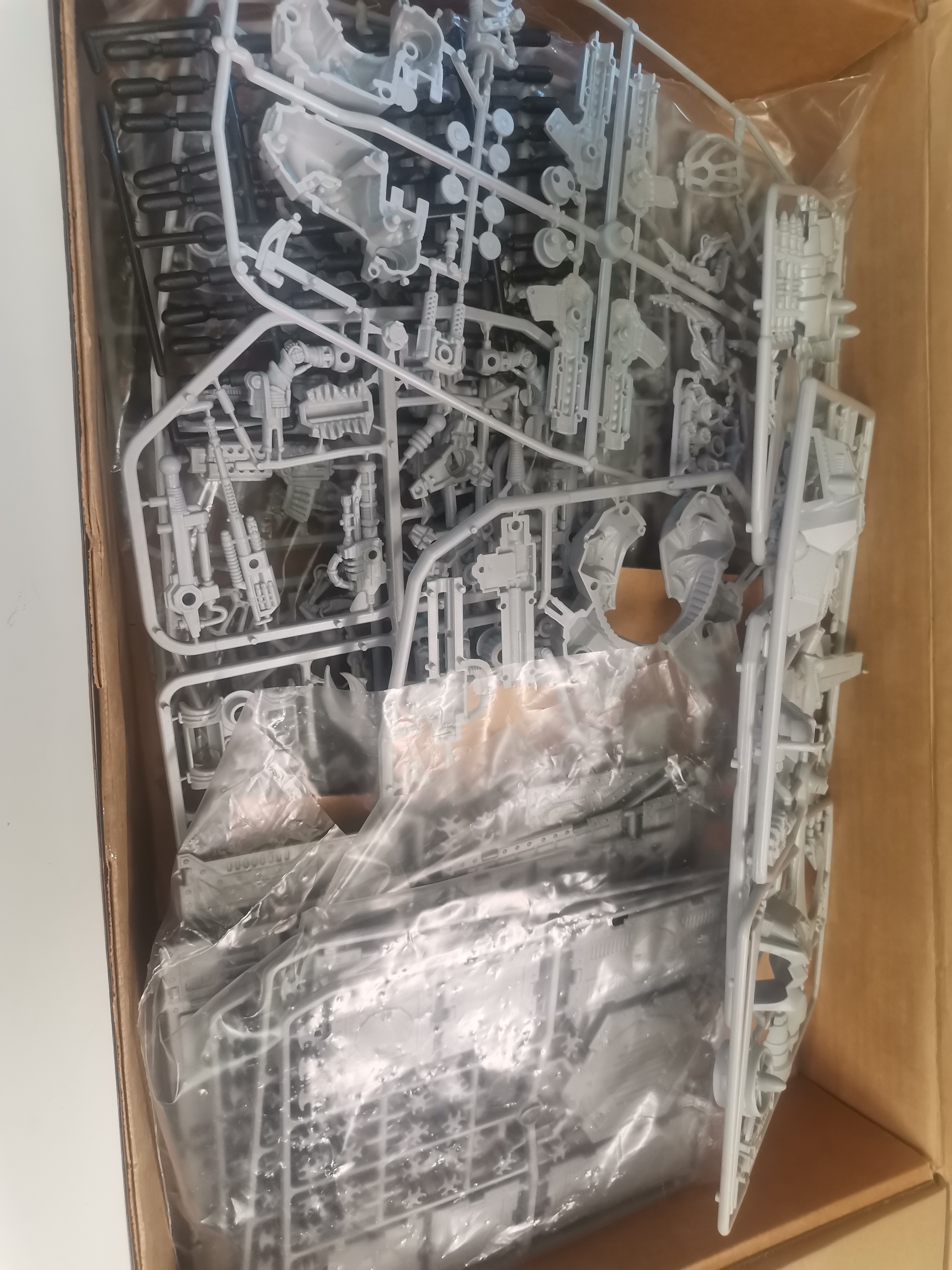 Vintage "Robogear" Airfix model with paints in box (opened)
