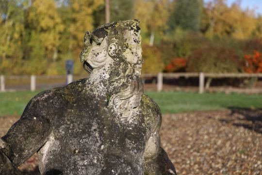 A carved limestone statue after the antique, first half of the 18th ...