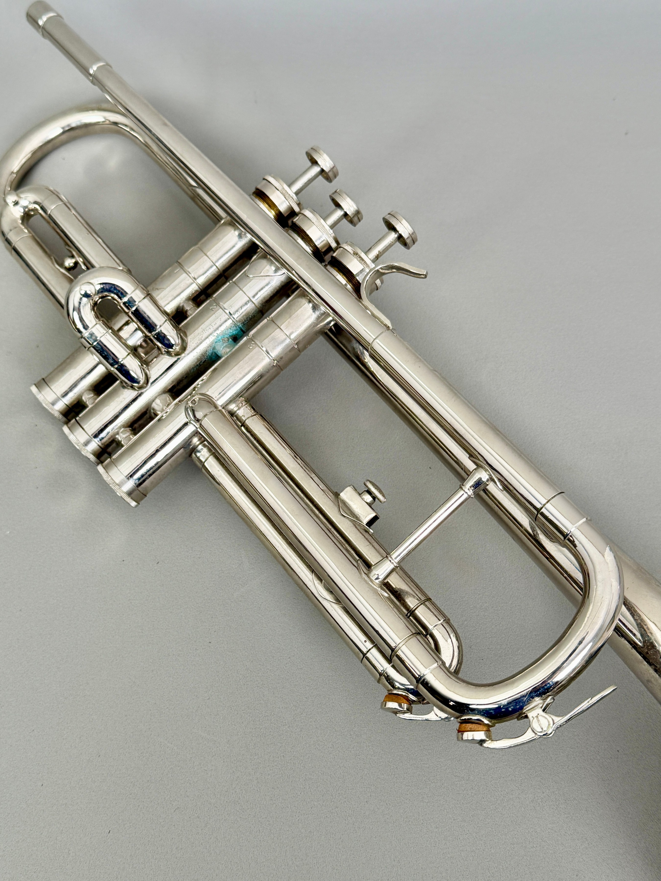 A Melody Maker trumpet and mute - in a hard protective case, (case ...
