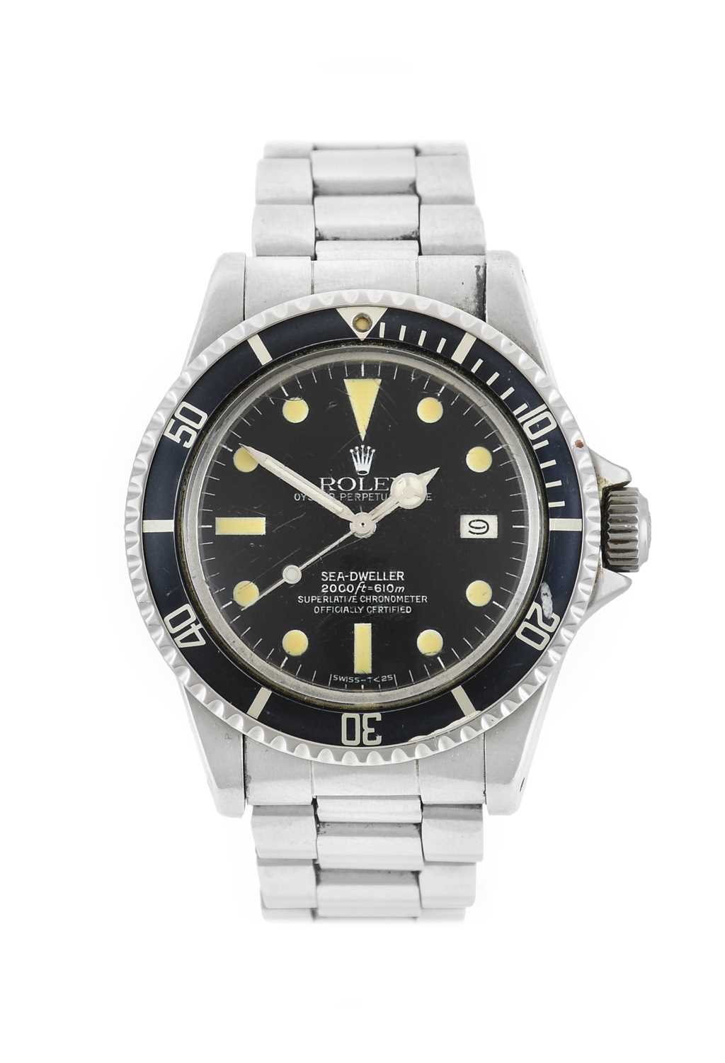 Rolex: A Rare Stainless Steel Automatic Calendar Centre Seconds ...