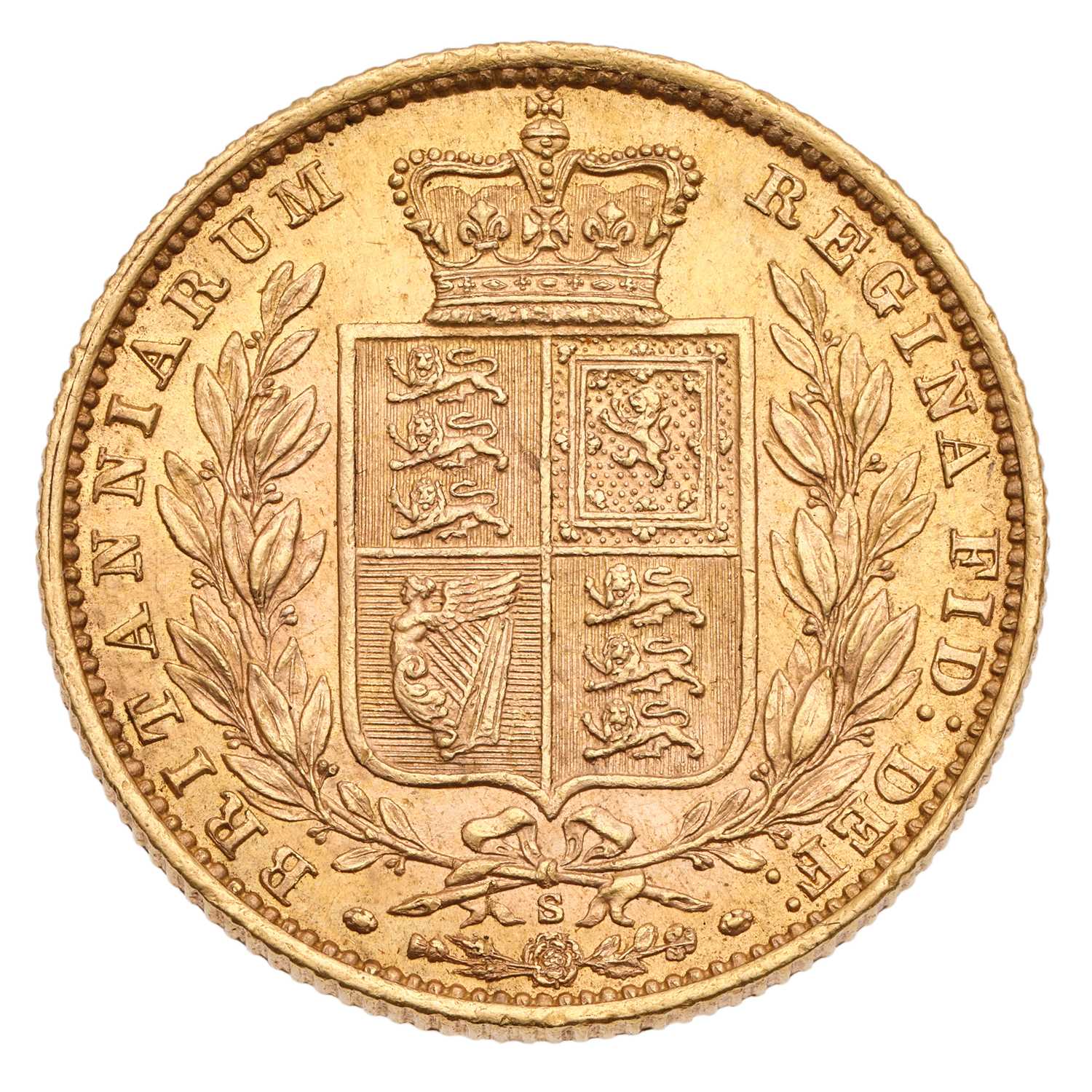 Victoria, Sovereign 1871S, Sydney Mint, WW incuse on truncation, (Marsh ...
