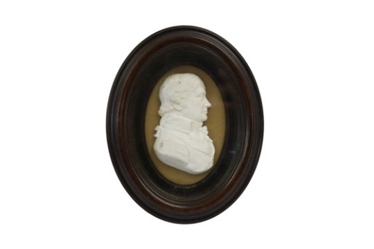A Tassie Bas-Relief Paste Profile Bust of James Burnett, Lord Monboddo ...