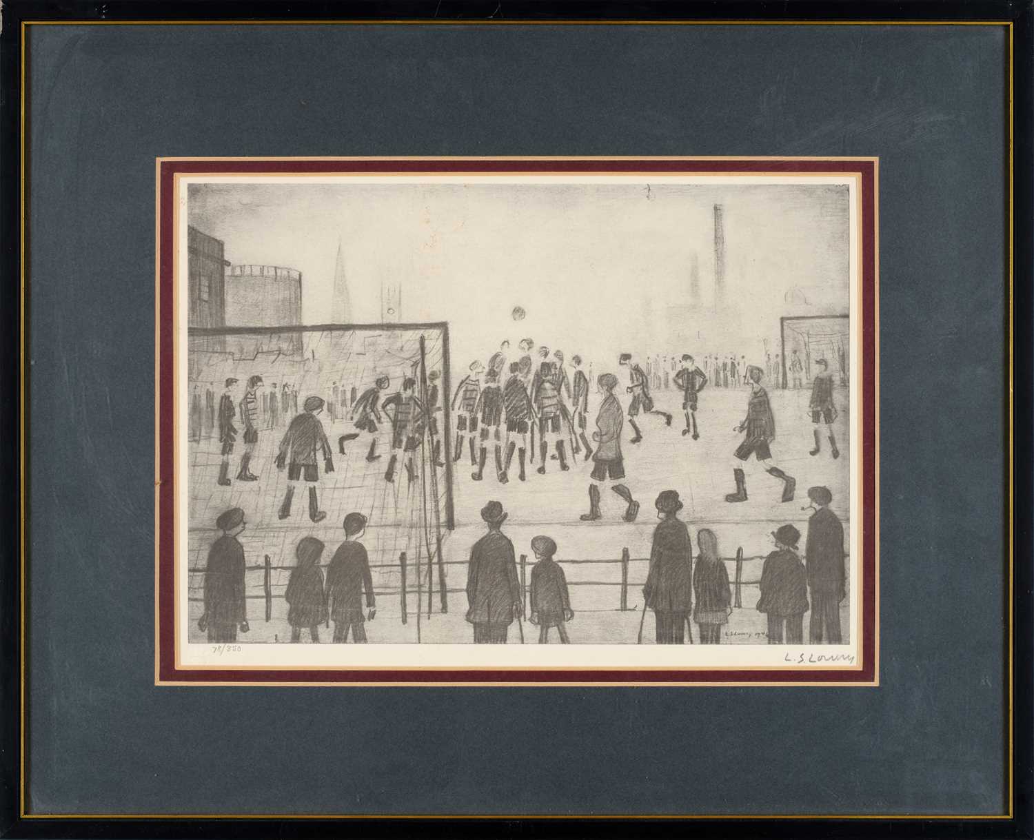 After Laurence Stephen Lowry RBA, RA (1887-1976) "The Football Match ...