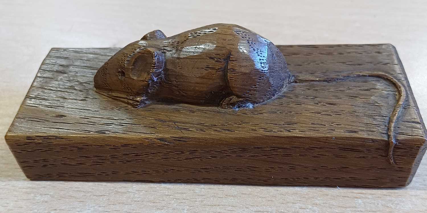 Workshop of Robert Mouseman Thompson (Kilburn): An English Oak ...