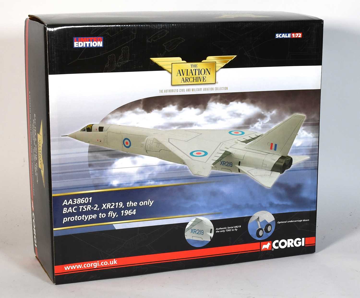 Corgi Aviation Archive 1:72 Scale AA38601 BAC TSR2 XR219 Prototype ...