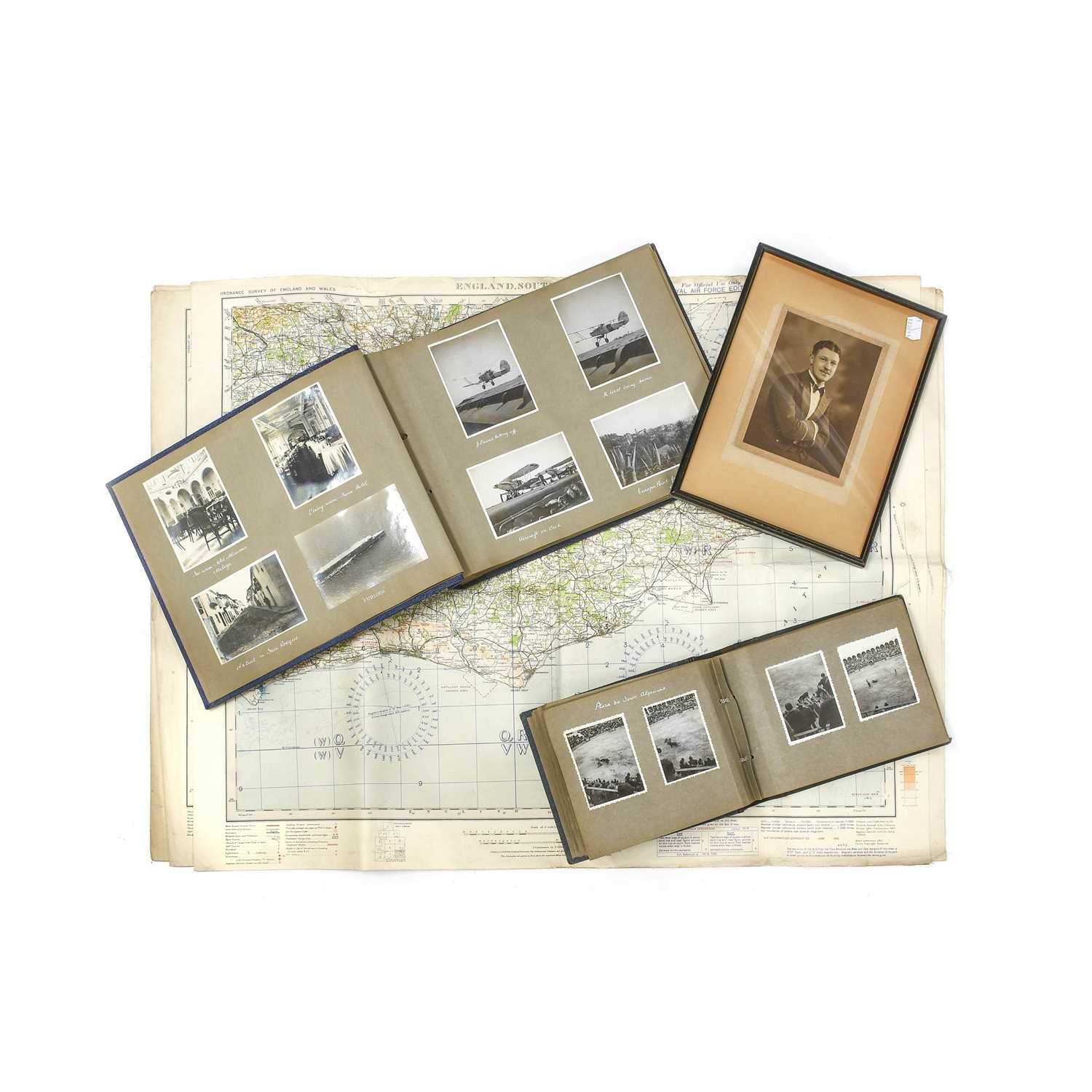 Two Inter-War Period Photograph Albums relating to Flight Officer Harry ...