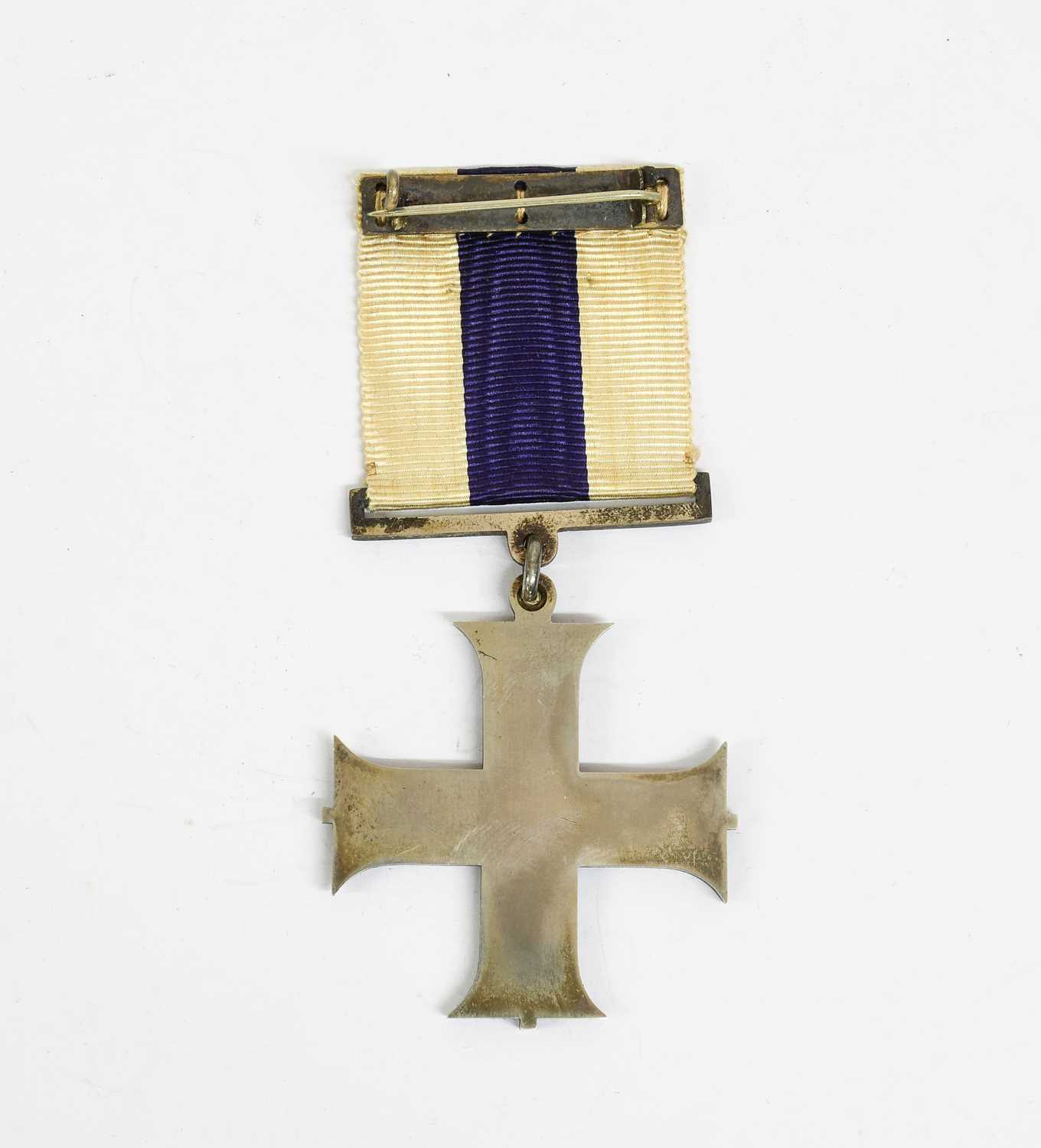 A First World War Military Cross, in a fitted and glazed mahogany ...