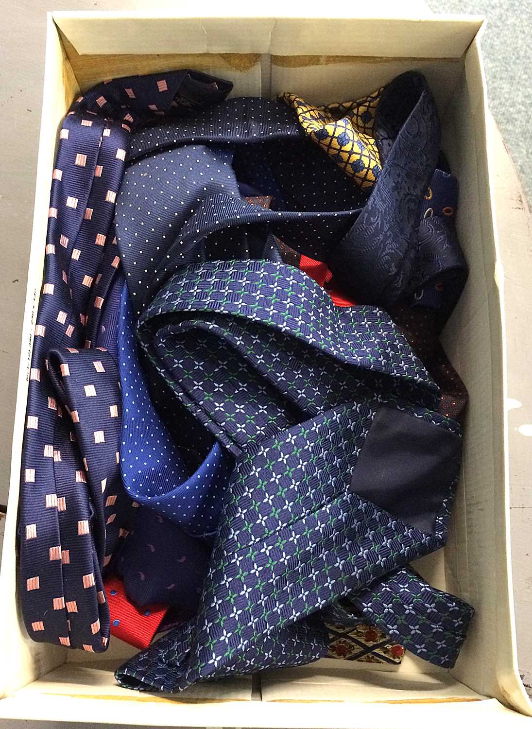 Assorted Woven Gents Silk Ties, including the labels Turnbull & Asser ...
