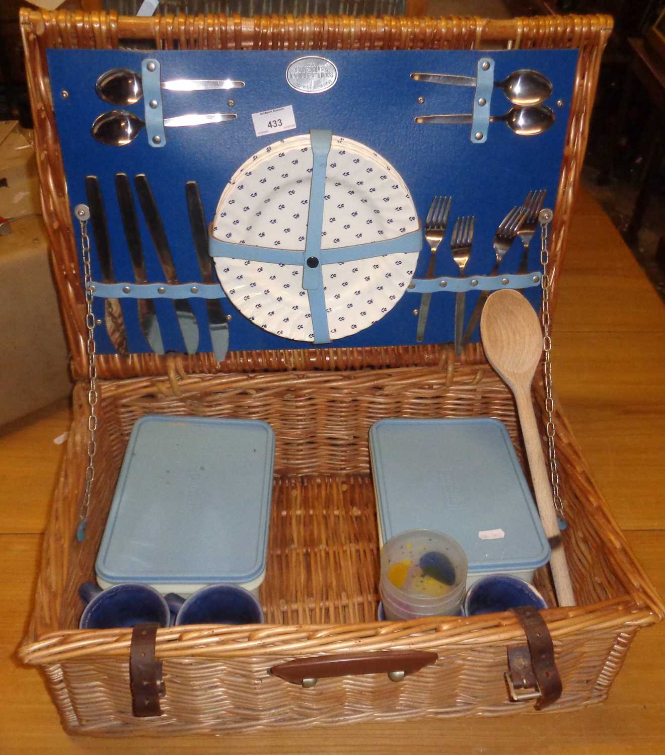 A Brexton Collection picnic hamper
