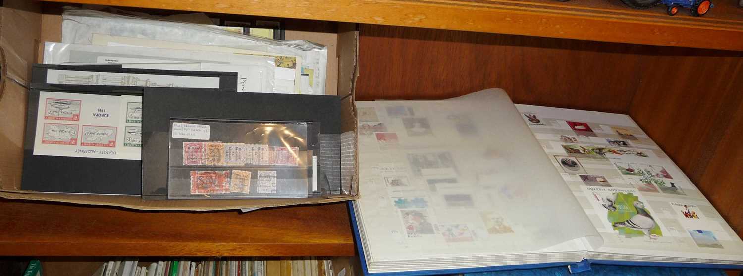 Collection of 20thc stamps and stock books