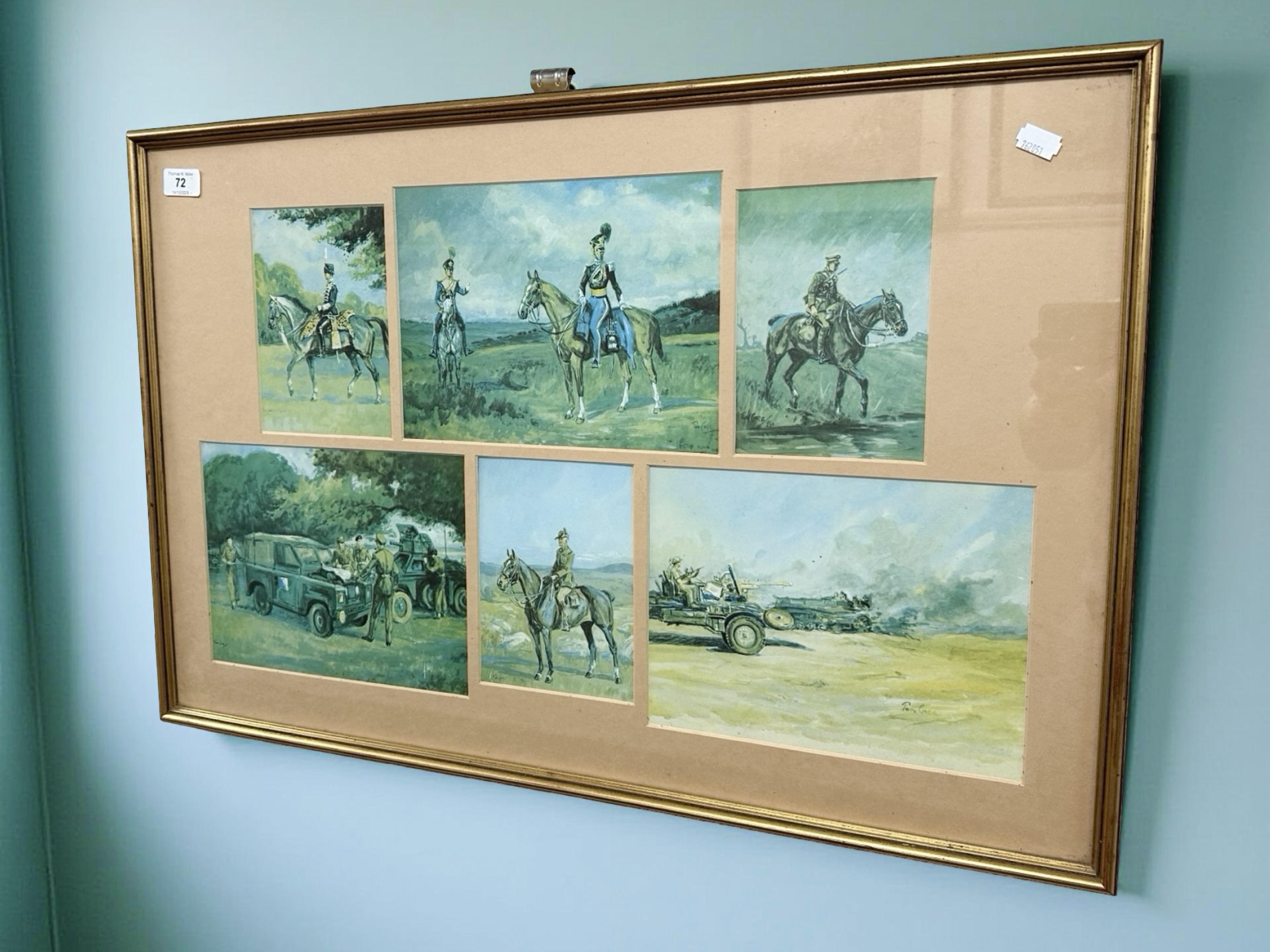 After Tom Carr (British, 1912-1977) : An interesting military montage ...
