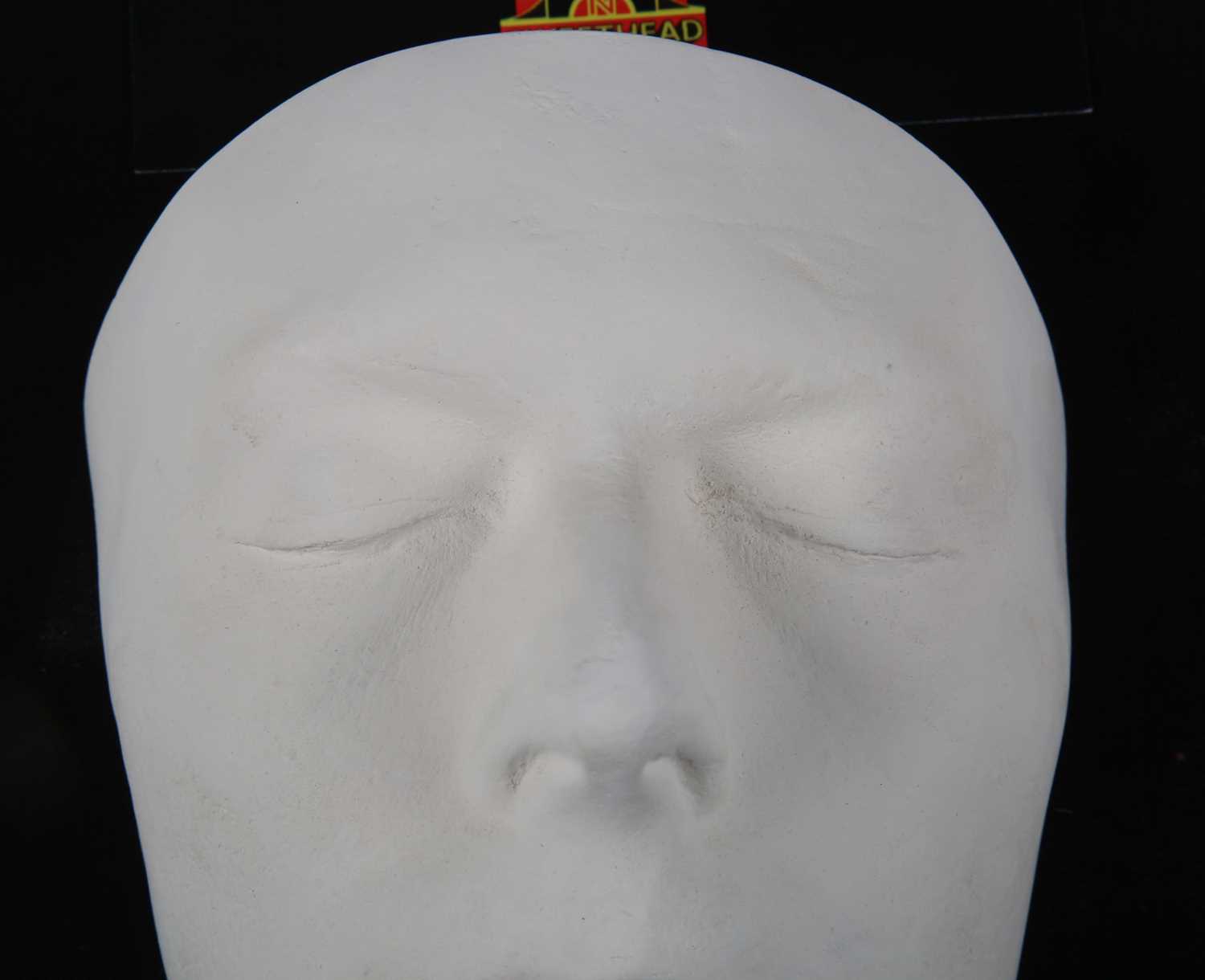 A David Bowie cast plaster life mask, made by Nicholas Boxall for ...
