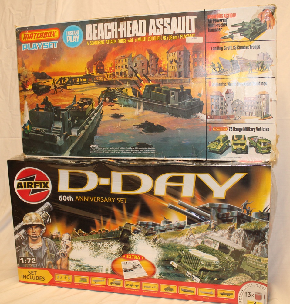 An Airfix D-Day 60th Anniversary 1:72 scale set, mint and boxed and a ...