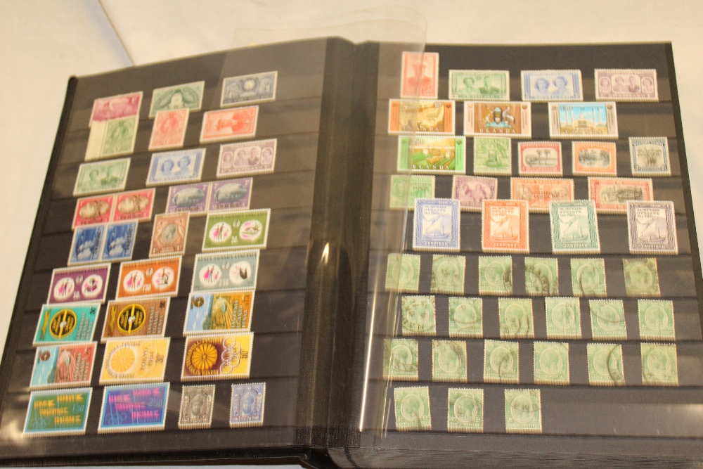 A stock book containing a large selection of British Commonwealth ...