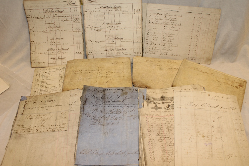 A 19th century hand written ledger relating to Messrs Bucklehurst ...