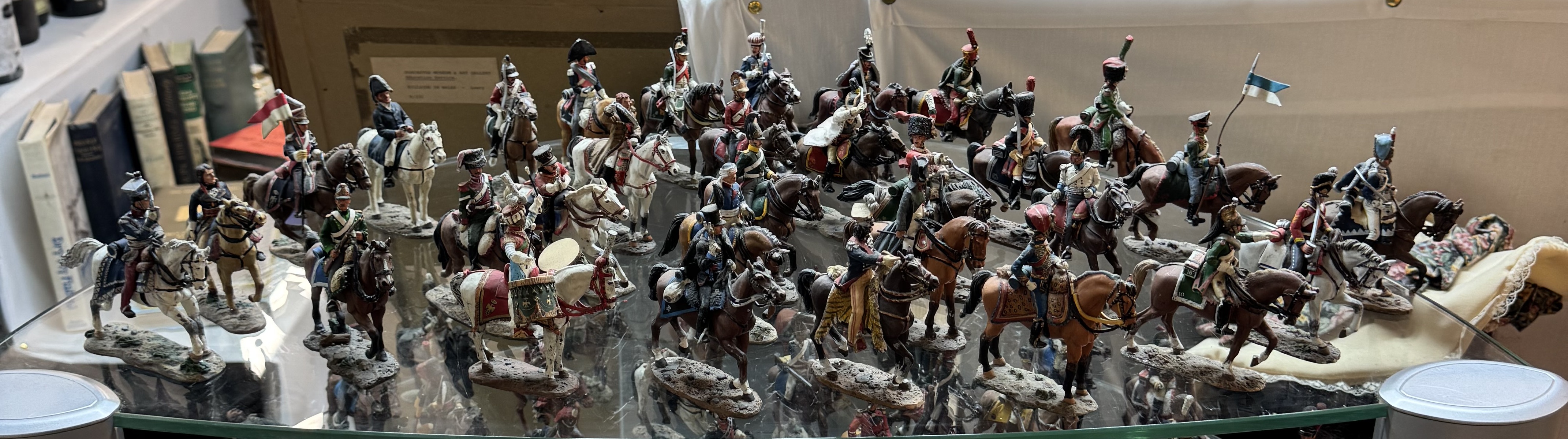 Approximately 140 Del Prado soldiers including cavalry and infantry.