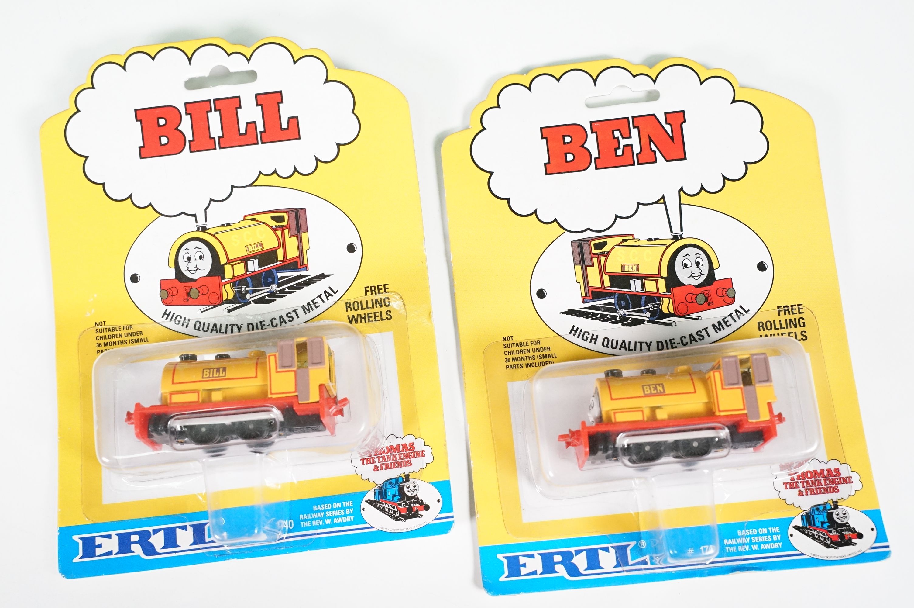 Four boxed / carded ERTL Thomas & Friends diecast models & sets to ...