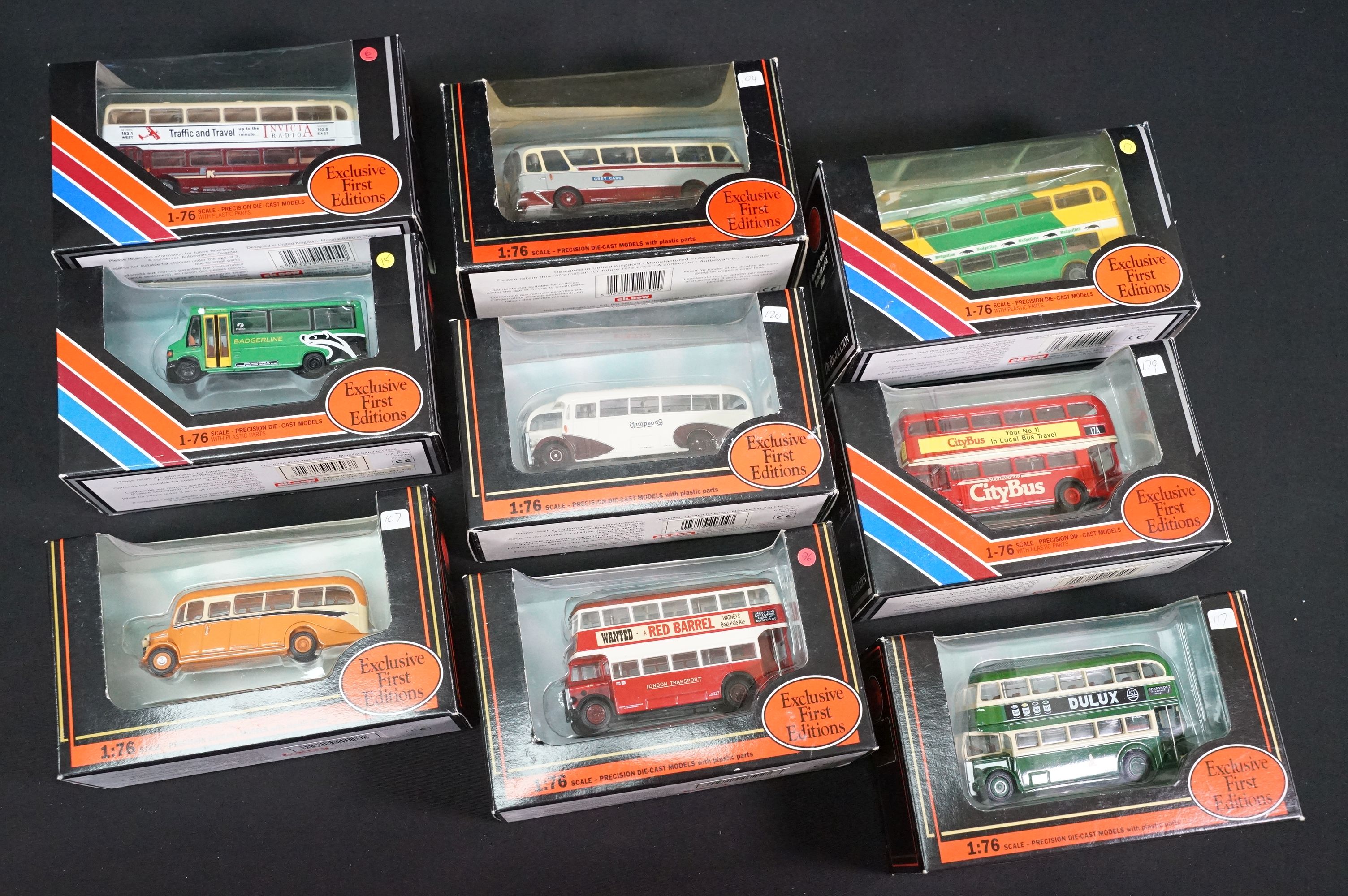 42 Boxed EFE Exclusive First Editions diecast model buses to include ...