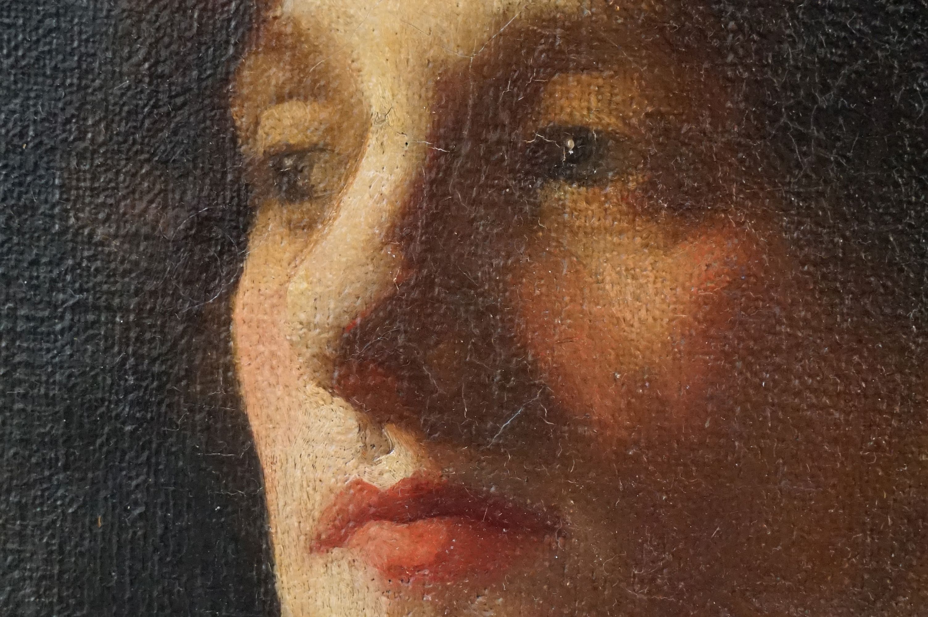Sir John Lavery (Irish, 1856 - 1941), head and shoulders portrait of a ...