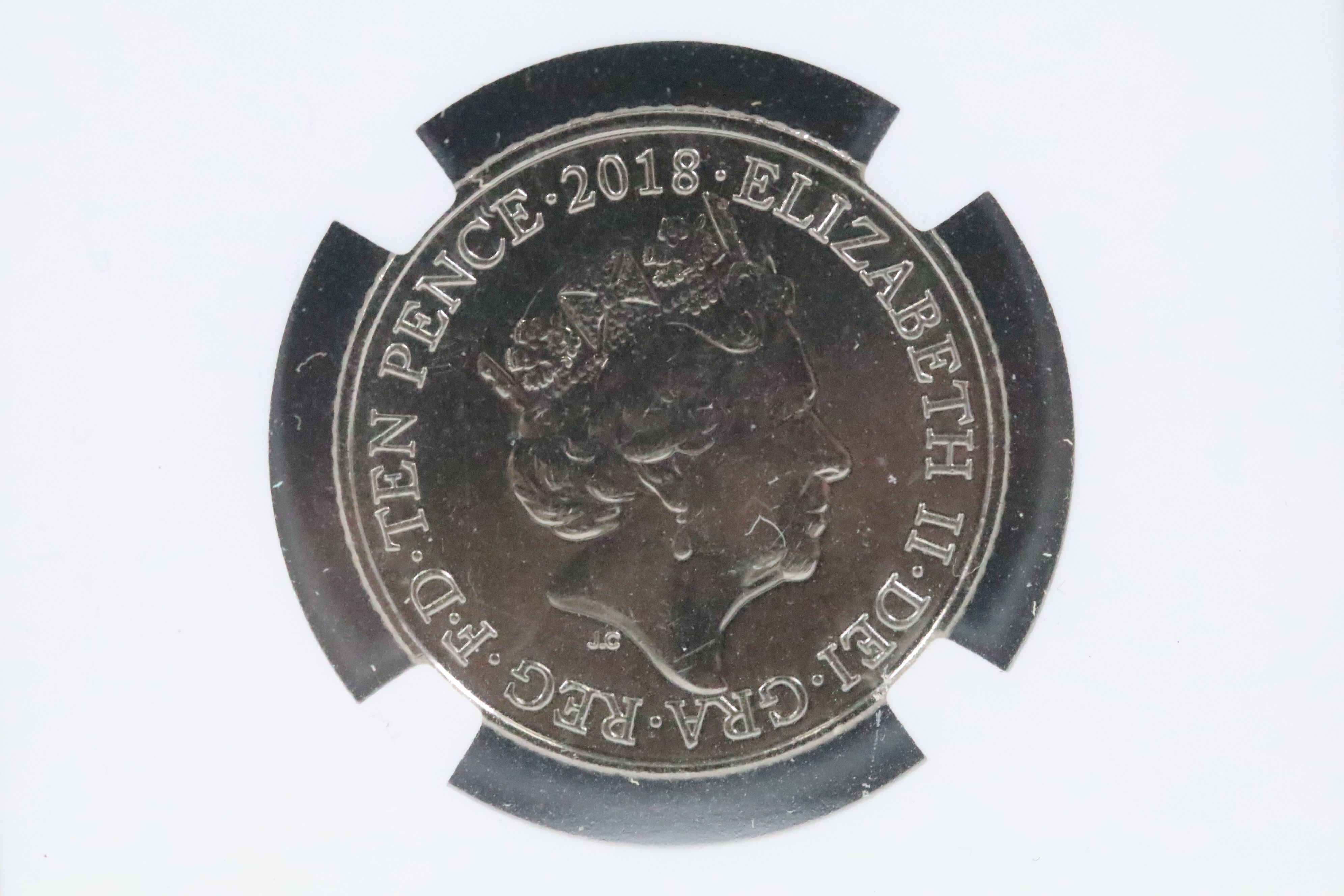Two NGC Graded slab mounted 2018 Royal Mint United Kingdom Great ...